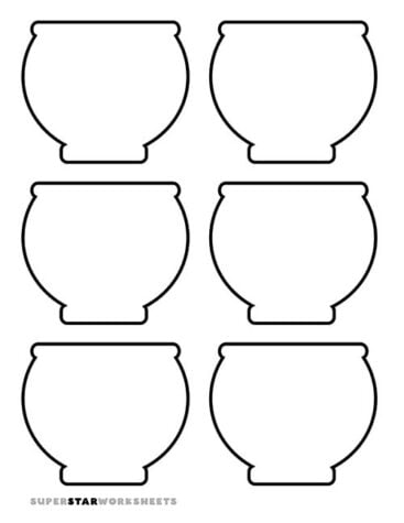 Fish Template (Free Printables) - Superstar Worksheets