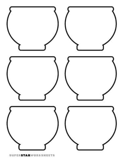 Fish Template (Free Printables) - Superstar Worksheets