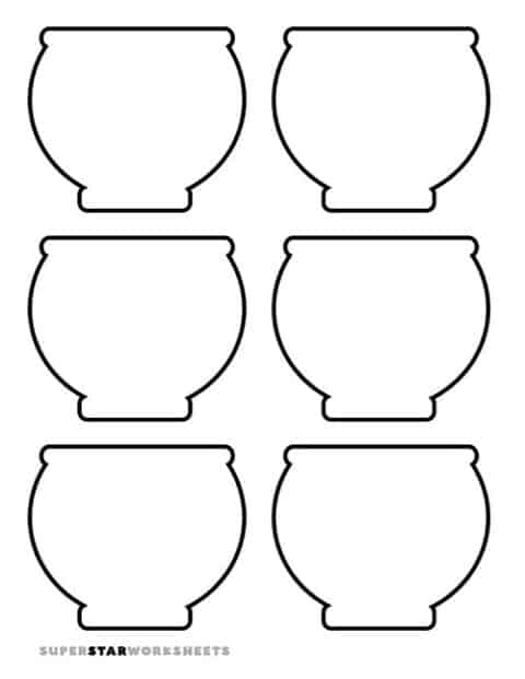 Fish Template (Free Printables) - Superstar Worksheets