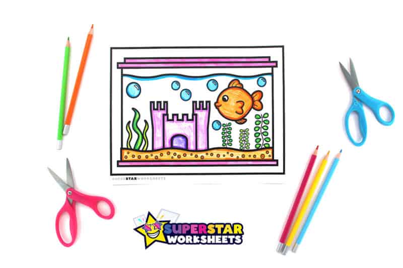 Fish Template (Free Printables) - Superstar Worksheets