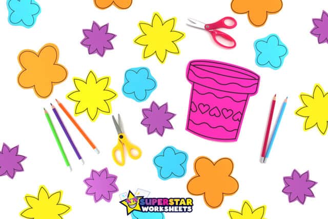 Flower Templates (Free Printables) - Superstar Worksheets