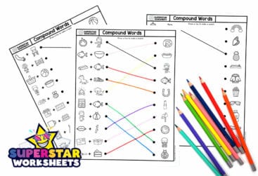 Compound Words Worksheets - Superstar Worksheets