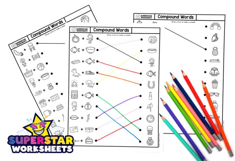 Compound Words Worksheets - Superstar Worksheets