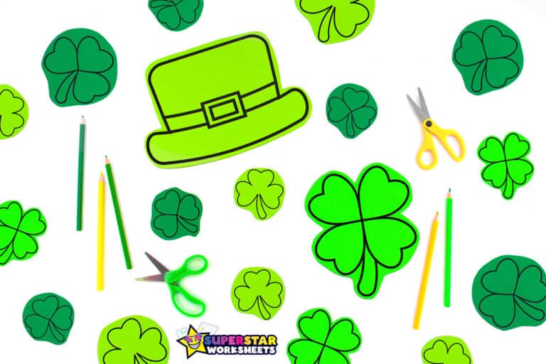 Shamrock Templates (Free Printables) - Superstar Worksheets