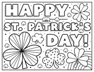 St. Patrick's Day Coloring Pages (Free Printables) - Superstar Worksheets