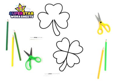 Shamrock Templates (Free Printables) - Superstar Worksheets