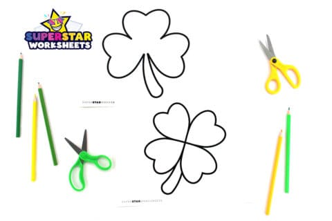 Shamrock Templates (Free Printables) - Superstar Worksheets