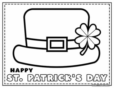 St. Patrick's Day Coloring Pages (Free Printables) - Superstar Worksheets