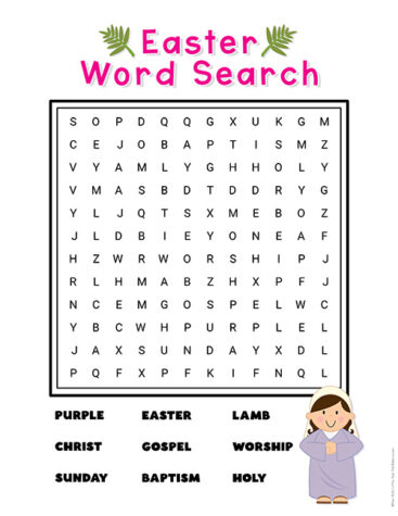 Easter Word Search - Superstar Worksheets
