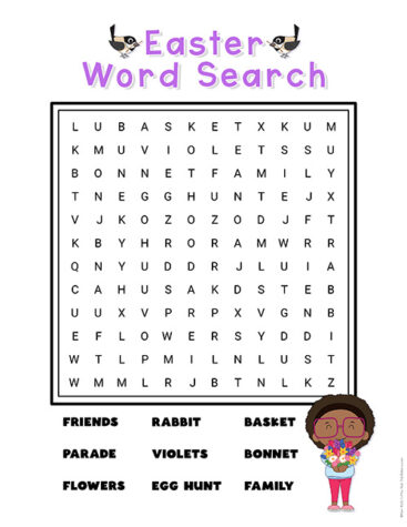 Easter Word Search - Superstar Worksheets