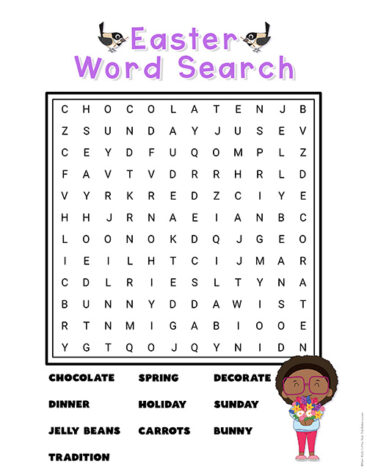 Easter Word Search - Superstar Worksheets