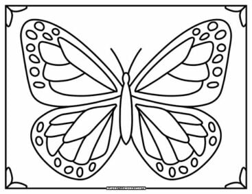 Butterfly Coloring Pages (Free Printables) - Superstar Worksheets