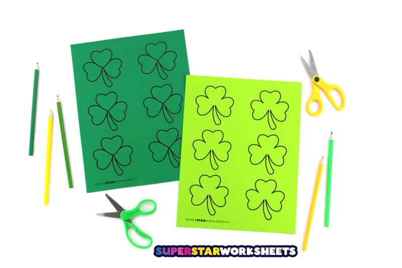 Shamrock Templates (Free Printables) - Superstar Worksheets