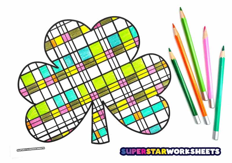 Shamrock Coloring Pages (Free Printables) - Superstar Worksheets
