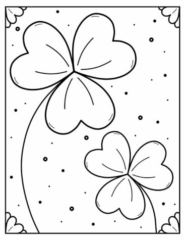 Shamrock Coloring Pages (Free Printables) - Superstar Worksheets