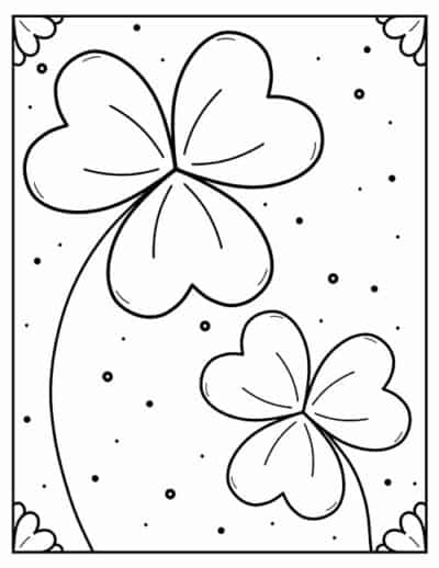 Shamrock Coloring Pages (Free Printables) - Superstar Worksheets