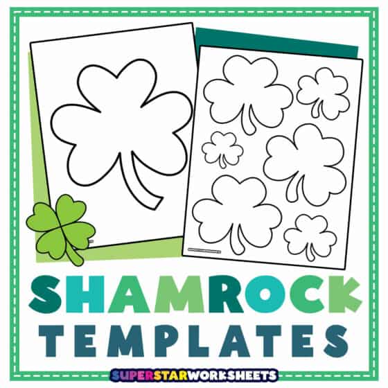 Shamrock Templates (Free Printables) - Superstar Worksheets