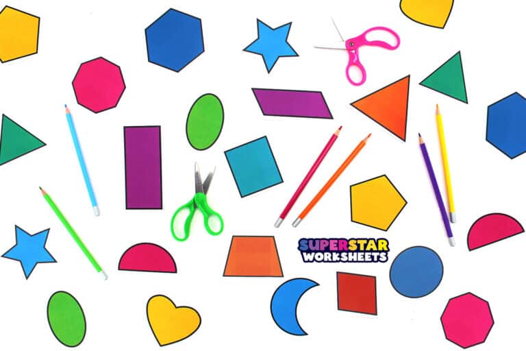 Shape Template (Free Printables) - Superstar Worksheets