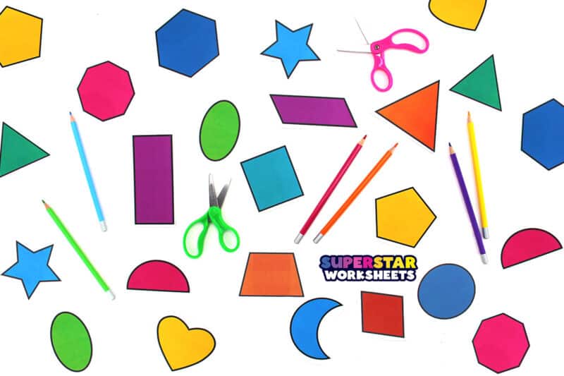 Shape Template (Free Printables) - Superstar Worksheets