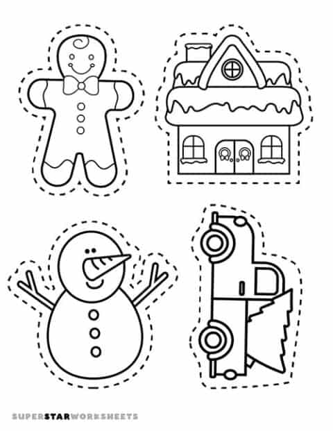 Winter Templates (Free Printables) - Superstar Worksheets