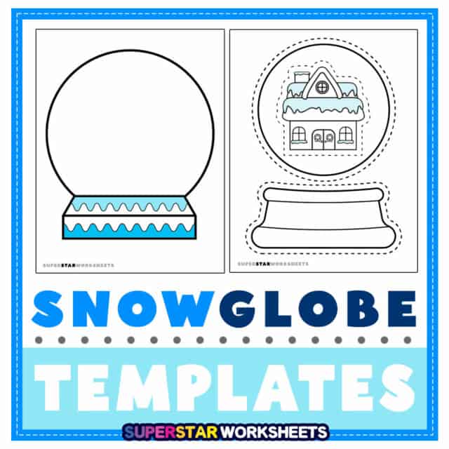 Winter Templates (Free Printables) - Superstar Worksheets