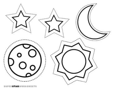 Sun Template (Free Printables) - Superstar Worksheets