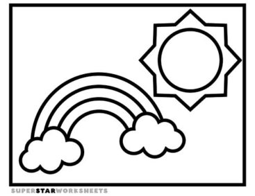 Sun Template (Free Printables) - Superstar Worksheets