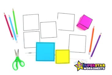 Square Template (Free Printables) - Superstar Worksheets
