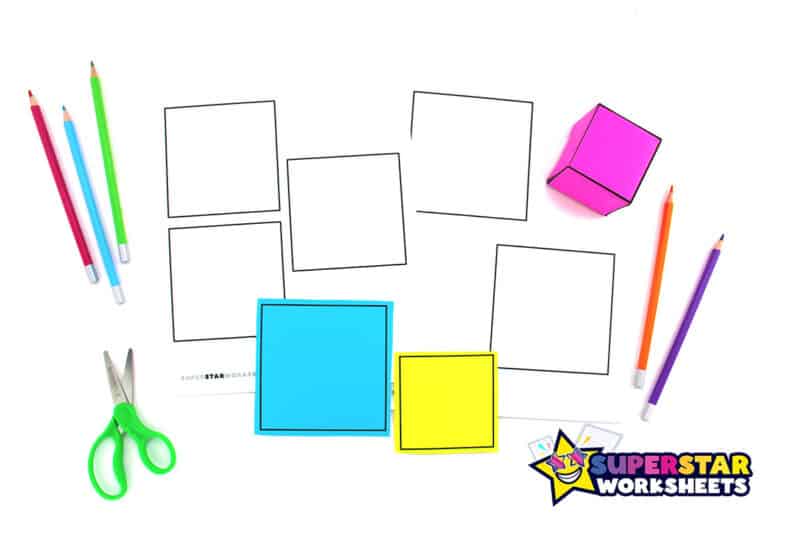 Square Template (Free Printables) - Superstar Worksheets