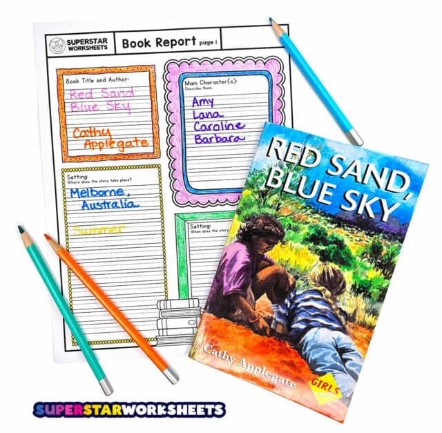 Book Report Templates (Free Printables) - Superstar Worksheets