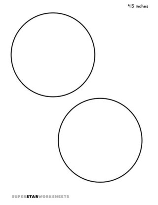 Circle Template (Free Printables) - Superstar Worksheets