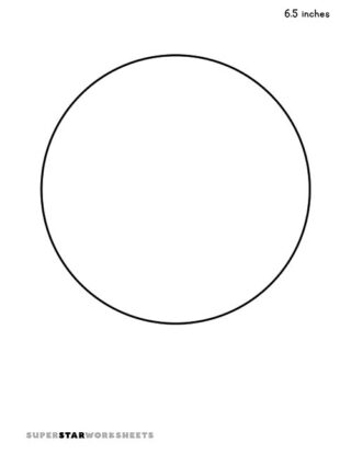 Circle Template (Free Printables) - Superstar Worksheets