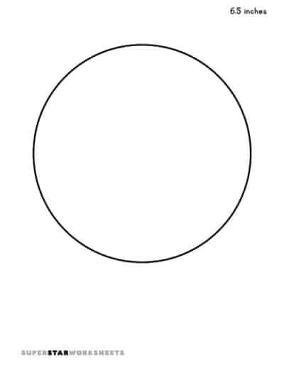 Circle Template (Free Printables) - Superstar Worksheets