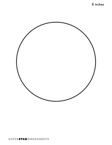 Circle Template (Free Printables) - Superstar Worksheets