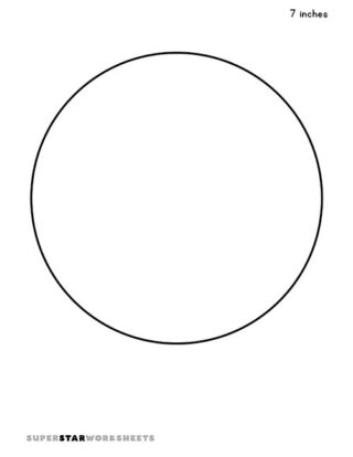 Circle Template (Free Printables) - Superstar Worksheets