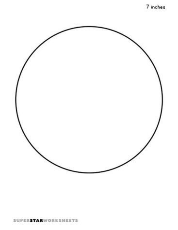 Circle Template (Free Printables) - Superstar Worksheets