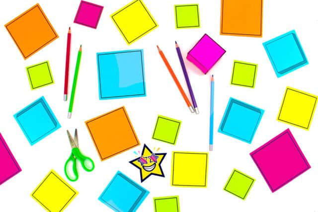 Square Template - Superstar Worksheets