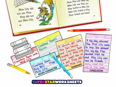 Book Report Templates (Free Printables) - Superstar Worksheets