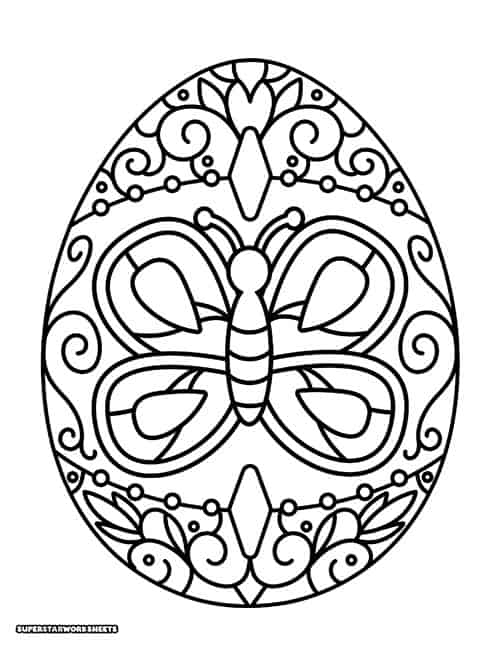Oval Egg Shape Coloring Page Oval Egg Shape Coloring Page