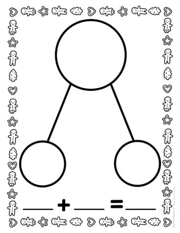 Number Bond Template (Free Printables) - Superstar Worksheets