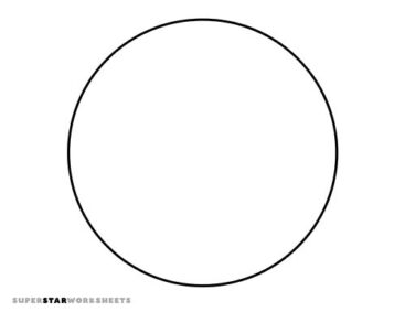 Circle Template (Free Printables) - Superstar Worksheets