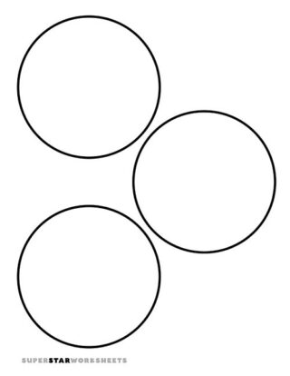 Circle Template (Free Printables) - Superstar Worksheets