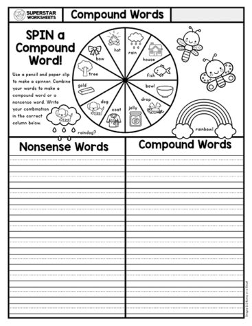 Compound Words - Superstar Worksheets