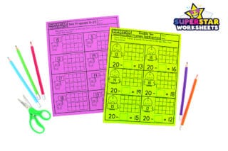 Ten Frame Worksheets - Superstar Worksheets