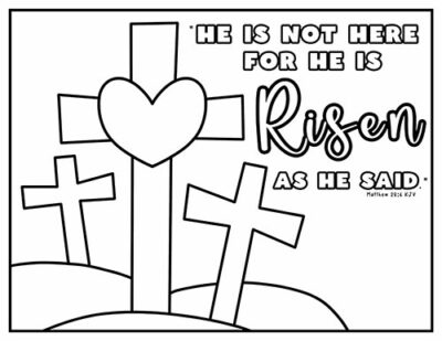Cross Coloring Pages (Free Printables) - Superstar Worksheets