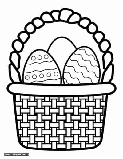 Easter Coloring Pages (Free Printables) - Superstar Worksheets