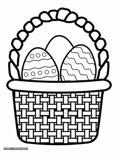 Easter Coloring Pages (Free Printables) - Superstar Worksheets