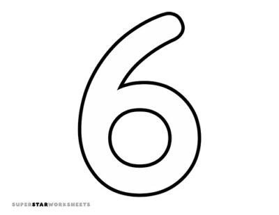 Number Template - Superstar Worksheets