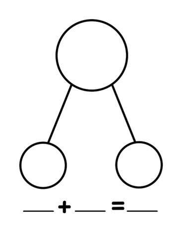 Number Bond Template (Free Printables) - Superstar Worksheets