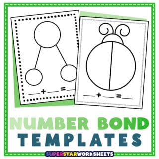Number Bond Template (Free Printables) - Superstar Worksheets